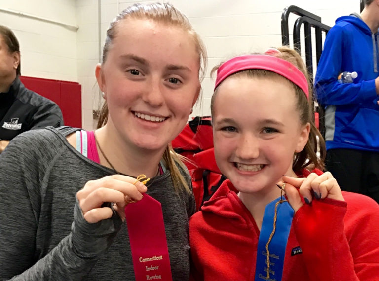 Bridget Galloway and Phoebe Inall finish 1st and 2nd at CT Indoors U14 ...